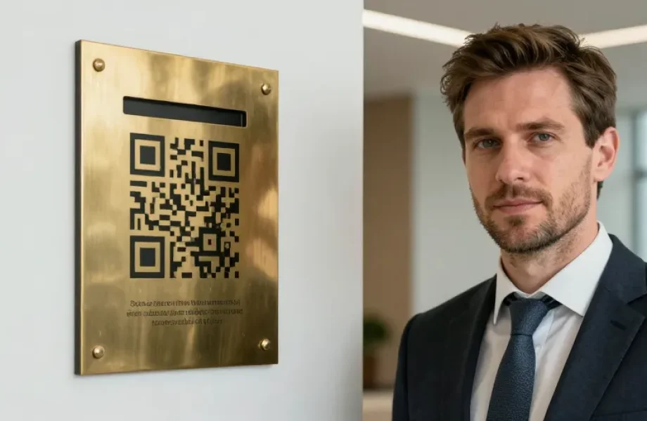 La plaque pro est-elle encore utile à l’ère du QR code ? - reflexiondz